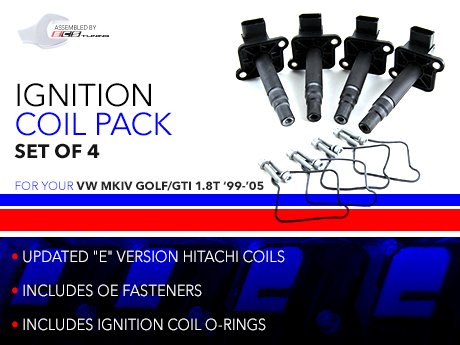 ECS News - VW MKIV Golf/GTI 1.8T Coil Pack Ignition Solution Kit