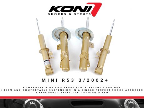 ECS News - MINI R53 Koni Shocks & Struts
