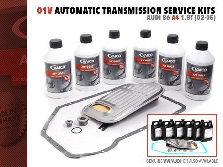 ECS News - Audi B6 A4 1.8T Auto Transmission Service Kit
