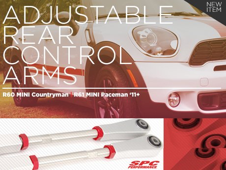 ECS News - R60/R61 MINI Adjustable Rear Control Arms