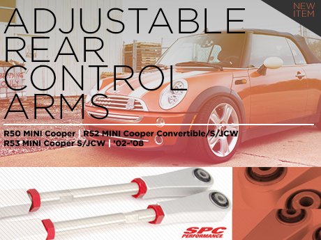 ECS News - R50 R52 R53 MINI SPC Rear Control Arms
