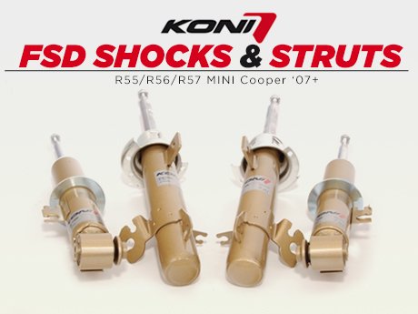 ECS News - R55/R56/R57 MINI Cooper Koni FSD Shocks & Struts