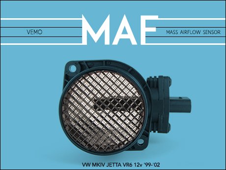 ECS News - VW MKIV VR6 12v Vemo OE Mass Air Flow Sensor