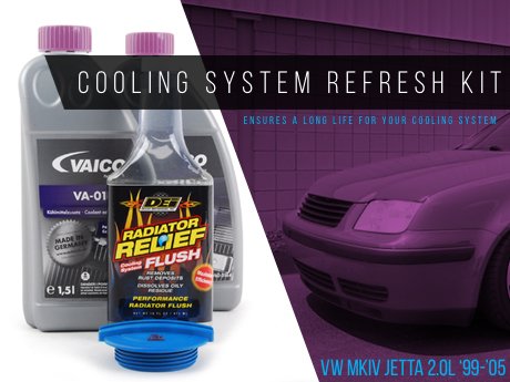 ECS News - VW MKIV Jetta 2.0L ECS Cooling System Flush Kit