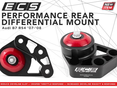 ECS News - Audi B7 RS4 ECS Performance Rear Differential Mount