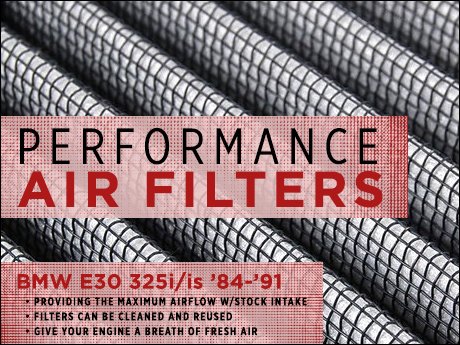 ECS News - BMW E30 325i/is Performance Air Filters