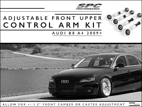 ECS News - Audi B8 A4 SPC Adjustable Upper Control Arms