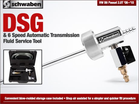 ECS News - VW B6 Passat 2.0T Schwaben DSG/6-spd Auto Trans Tool