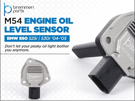 ECS News - BMW M54 Oil Level Sensors
