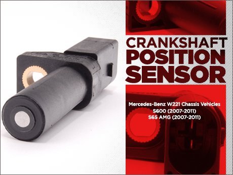 ECS News - Mercedes-Benz W221 S-Class Crankshaft Position Sensor