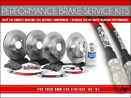 ECS News - BMW E30 3-Series Brake Service Kits