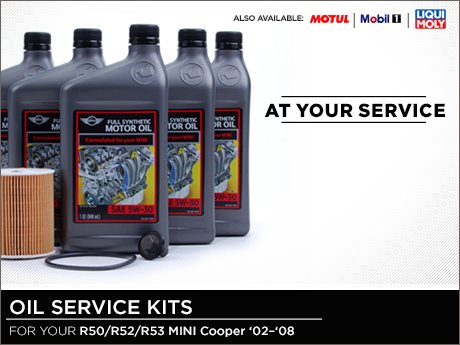 ECS News - MINI R50 R52 R53 Oil Service Kits