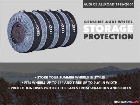 ECS News - Audi C5 Allroad Winter Wheel Storage