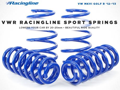 ECS News - VW MKVI Golf R VWR Racingline Sport Springs
