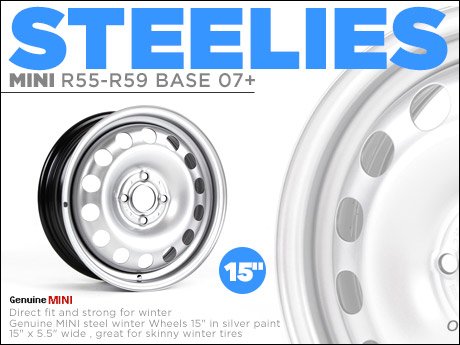 ECS News - MINI R55-R59 Base Steelies