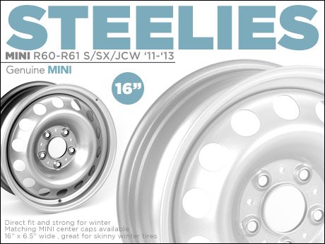 ECS News - MINI R60/R61 Countryman/Paceman Steelies