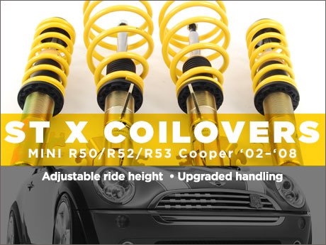 ECS News - MINI R50/R52/R53 Cooper ST X Coilovers