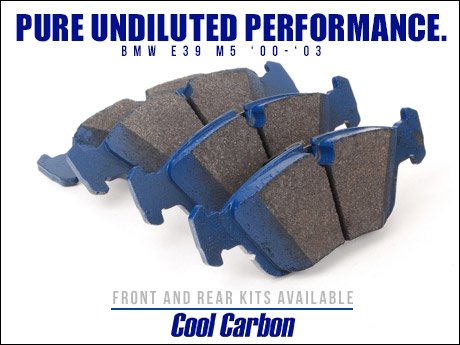 ECS News - BMW E39 M5 Cool Carbon Brake Pads