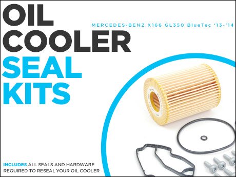 ECS News - Mercedes-Benz X166 GL350 blueTEC Oil Cooler Seal Kits