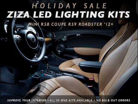 ECS News - MINI R58 R59 Ziza LED Lighting Kits Holiday Sale