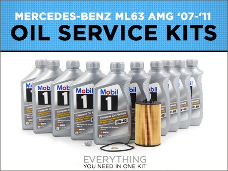 ECS News - Mercedes-Benz W164 ML63 AMG Oil Service Kits