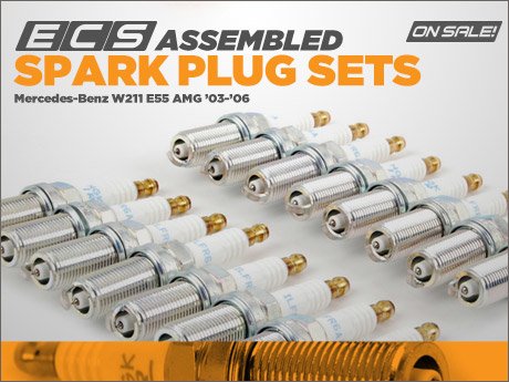 ECS News - Mercedes-Benz W211 E55 ECS Assembled Spark Plug Sets
