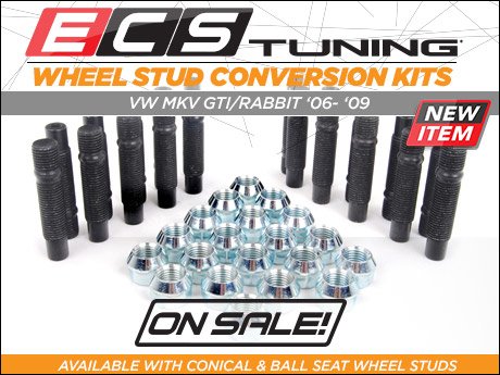 ECS News - VW MKV GTI/Rabbit Wheel Stud Conversion Kits