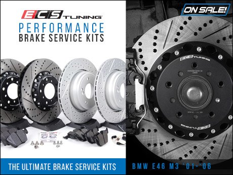 ECS News - BMW E46 M3 Performance Brake Service Kits