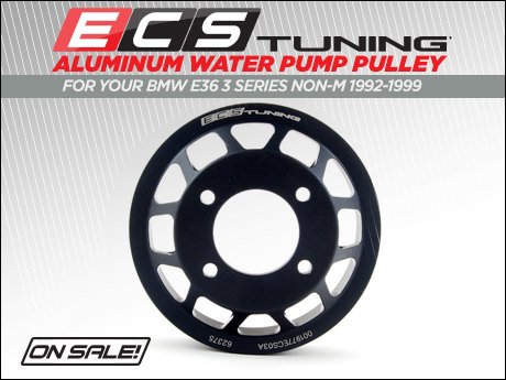 ECS News - BMW E36 Non M Aluminum Water Pump Pulley