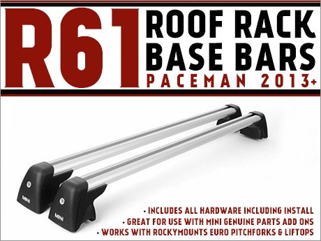 ECS News - MINI R61 Paceman Roof Rack Base Bars
