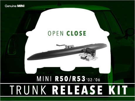 ECS News - MINI R50 R53 Trunk Release Kit