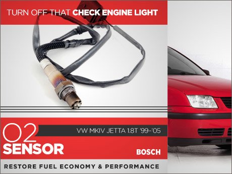 ECS News - VW MKIV Jetta 1.8T O2 Sensor