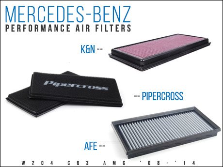 ECS News - Mercedes-Benz W204 C63 AMG Performance Air Filters