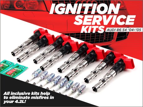 ECS News - Audi B6 S4 Ignition Service Kits