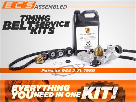 ECS News - Porsche 944 2.7L Timing Belt Kits 1989