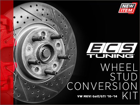 ECS News - VW MKVI Golf Wheel Stud Conversion Kits