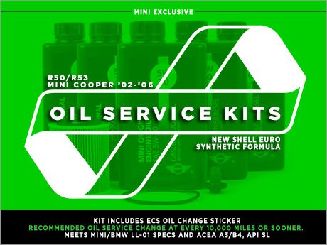 ECS News - R50/53 MINI Cooper Oil Service Kits
