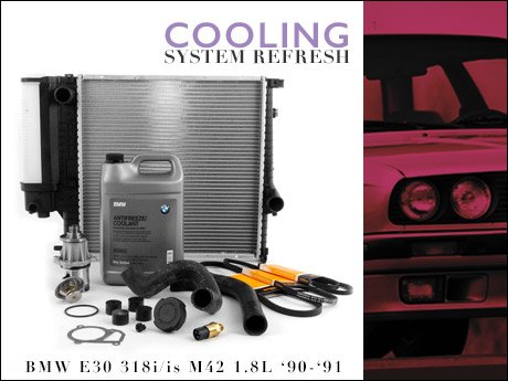 ECS News - BMW E30 318i/is 1.8L M42 Cooling System Refresh Kits