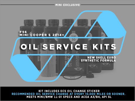 ECS News - F56 MINI Cooper S Oil Service Kits