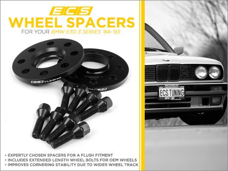 ECS News - BMW E30 3 Series ECS Tuning Wheel Spacer Kits
