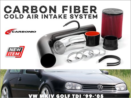 ECS News - VW MKIV Golf TDI Carbonio Cold Air Intake