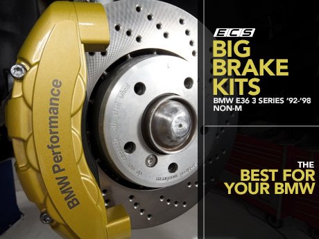 ECS News - BMW E36 3 Series Front Big Brake Kits