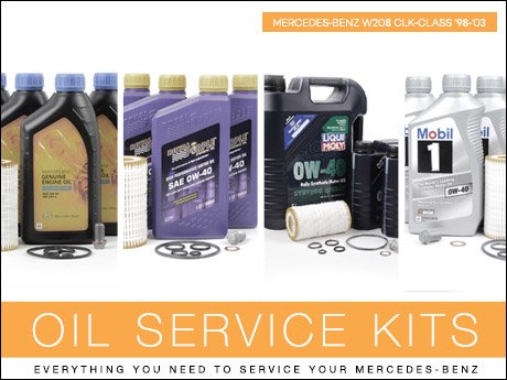 ECS News - Mercedes-Benz W208 CLK-Class Oil Service Kits