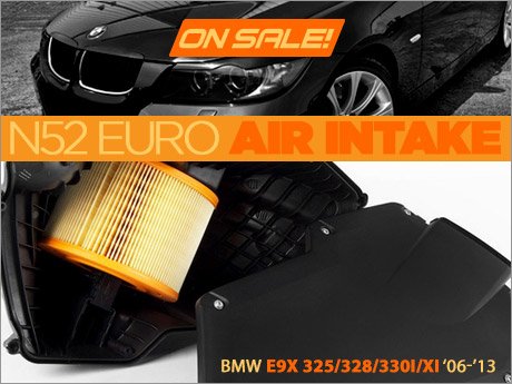 ECS News - BMW E9X 325/328/330 N52 European Airbox