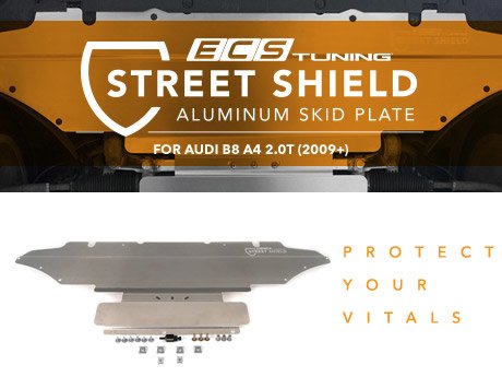ECS News - Audi B8 A4 ECS Street Shield Aluminum Skid Plate