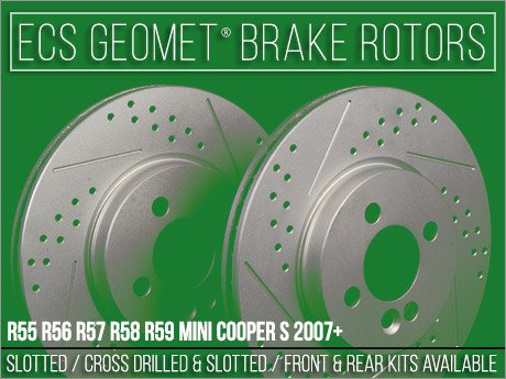 ECS News - R55-R59 MINI COOPER S GEOMET® Coated Rotors