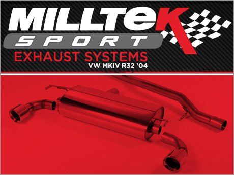ECS News - VW MKIV R32 Milltek Performance Exhaust Systems