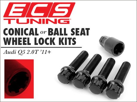 ECS News - Audi Q5 2.0T Conical & Ball Seat Wheel Locks