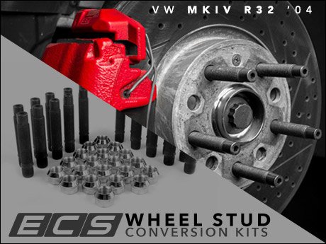 ECS News - VW MKIV R32 Wheel Stud Conversion Kits