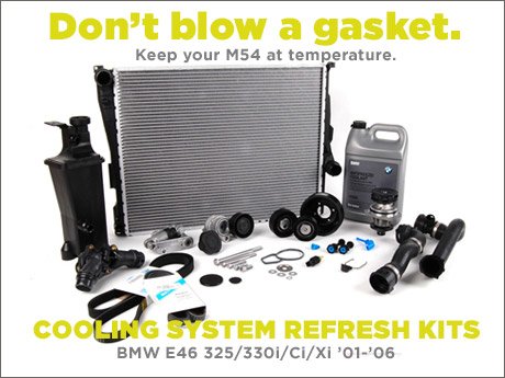 ECS News - BMW E46 325/330 Cooling System Refresh Kits